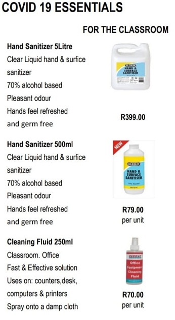 CLEANING ESSENTIALS - COVID-19 ESSENTIALS - Products - Art & Office